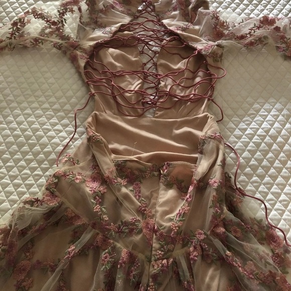 Dresses | Floral Shortbackless Dress | Poshmark